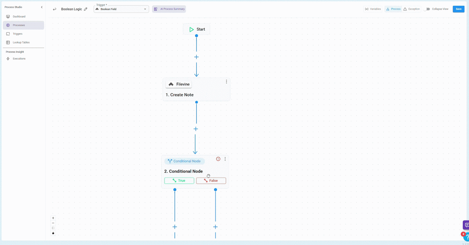 Process Studio: Setup an If/ Else (Conditional) Node – Neostella ...